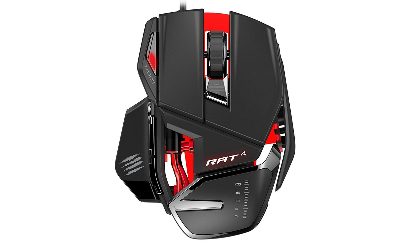 Mad Catz R.A.T. 4 BLACK 5000 DPI - Myszki przewodowe - Sklep ...